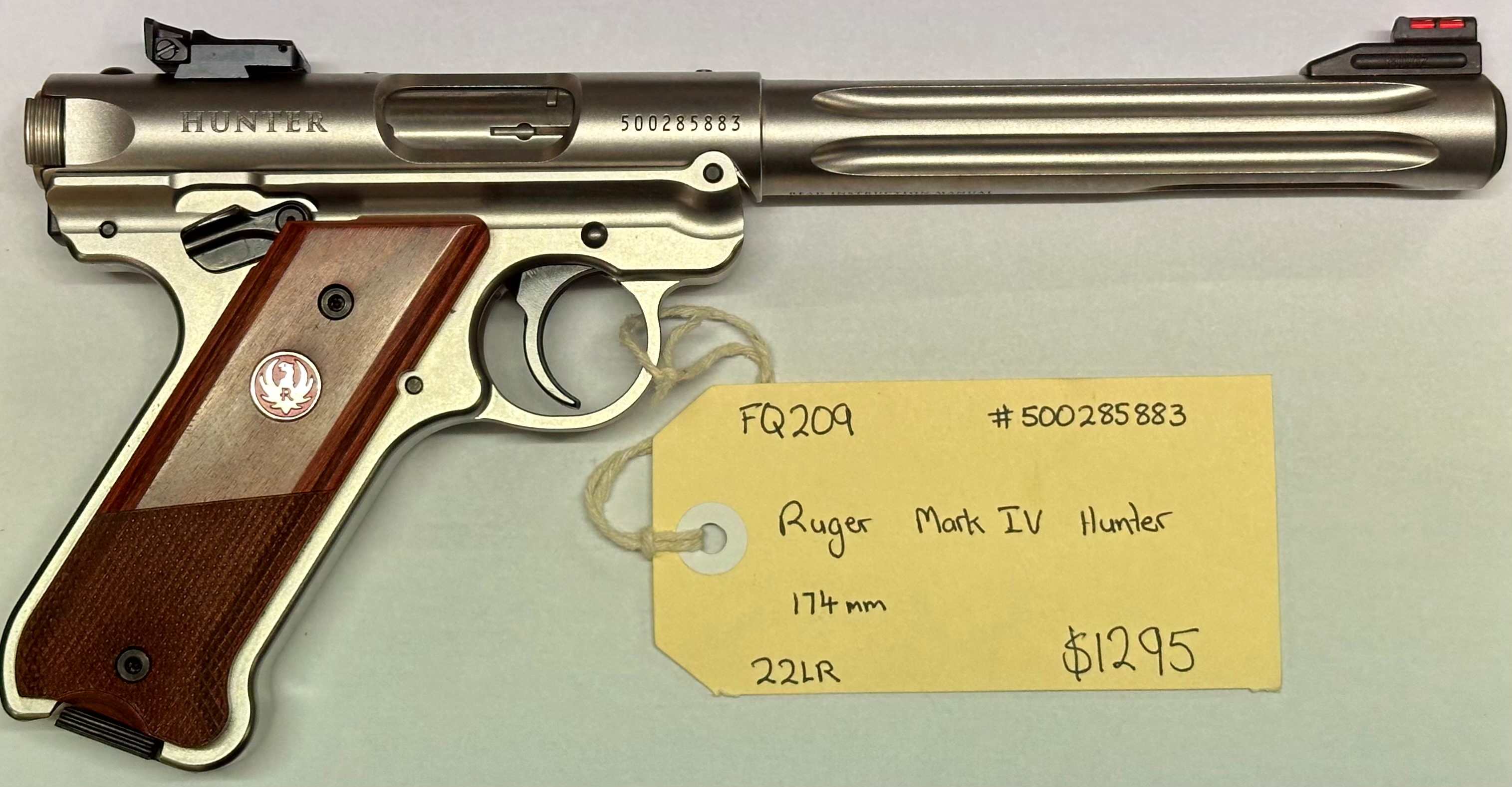 Ruger Mark IV Hunter 22LR Tag FQ209 NFID F00019099 - Fisher Firearms