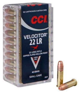 CCI 22LR Velocitor - Fisher Firearms